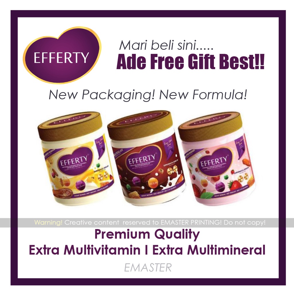 Efferty susu kesuburan wanita | Shopee Malaysia