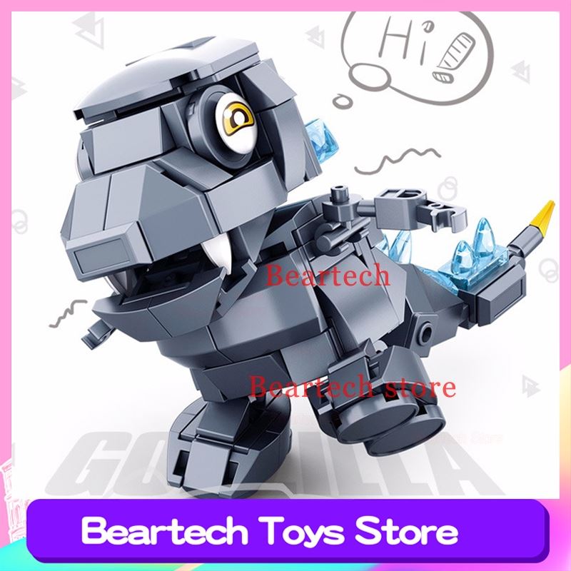 QBricks Godzilla Monster Brickheadz Rodan King Monsters King Compatible ...