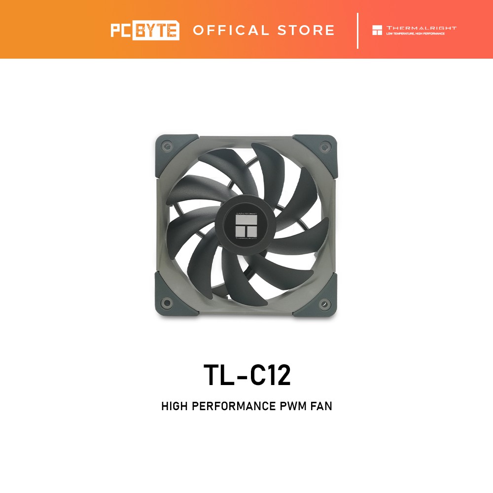 Thermalright TL-C12 Low Noise PWM Chassis Fan (120mm) | Shopee Malaysia