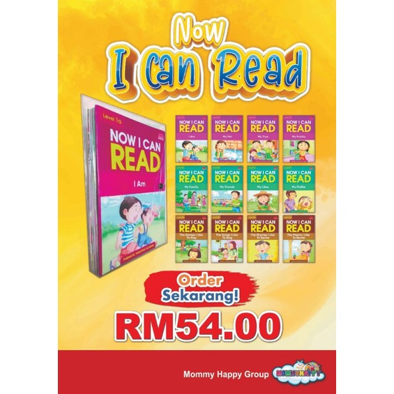 SET NOW I CAN READ |12 Book | | bacaan mudah dan menarik | | Shopee ...
