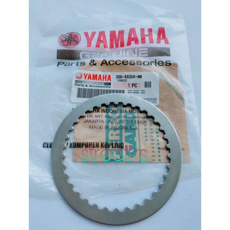 YAMAHA 135LC LC135-5S 5-SPEED IRON STEEL CLUTCH PLATE [1 PC] 2S4/2S6 E6324 100% ORIGINAL YAMAHA ...