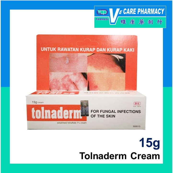 Hoe Tolnaderm Cream 15g | Shopee Malaysia