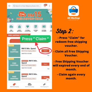HOW to Claim FREE SHIPPING Voucher on Shopee.5 Step to claim and use ...
