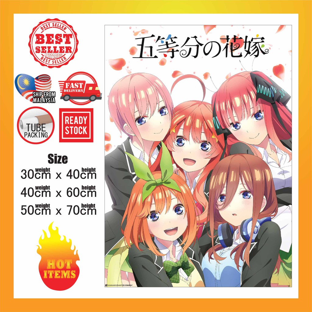 (REASY STOCK)The Quintessential Quintuplets | ichika | nino | miku ...