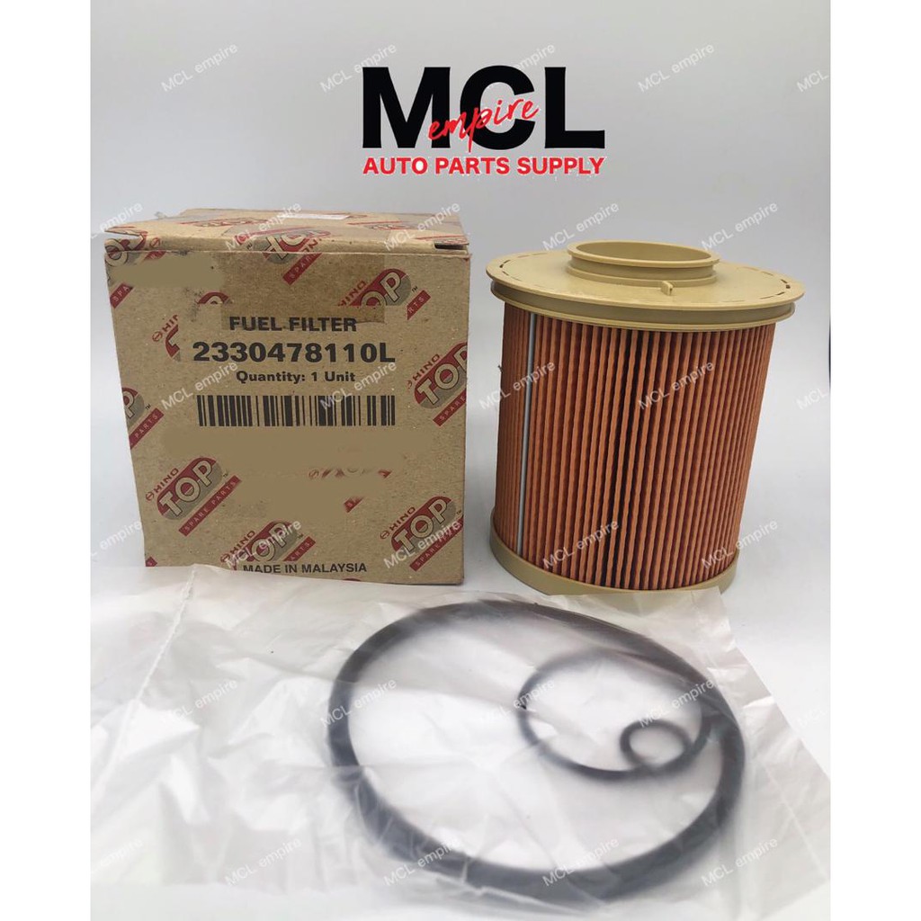Original Top Fuel Filter - 2330478110L - Hino WU300R,WU410R,W600R,3 ...