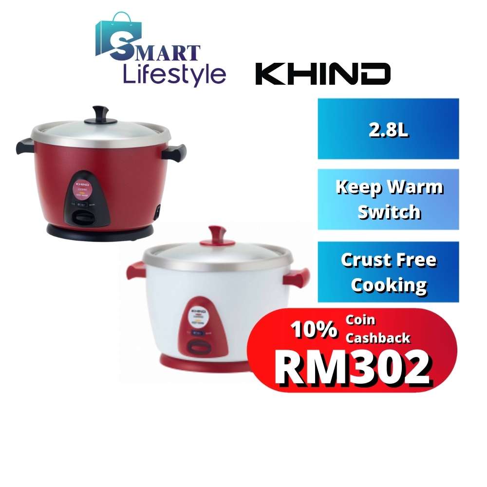 Khind Anshin Smart Rice Cooker RC128M (Random Colour) | Shopee Malaysia