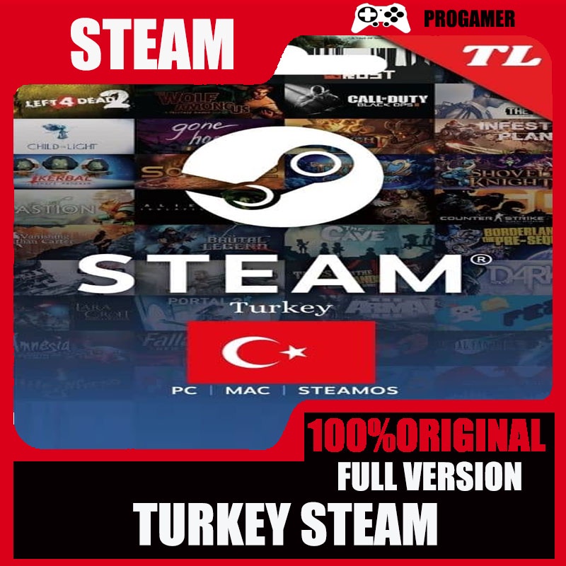 ⚡New Steam Turkey Lira Account/Wallet Code⚡ | Shopee Malaysia