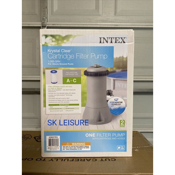 Intex 28638 1000gallon/gph swimming pool filter pump | Shopee Malaysia