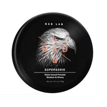 BAD LAB Supersonik Water-based Pomade - Medium & Glossy (40g) | Shopee ...