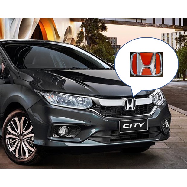 [Ready Stock] Honda City Red Logo Front (honda city 2017-2020) | Shopee ...