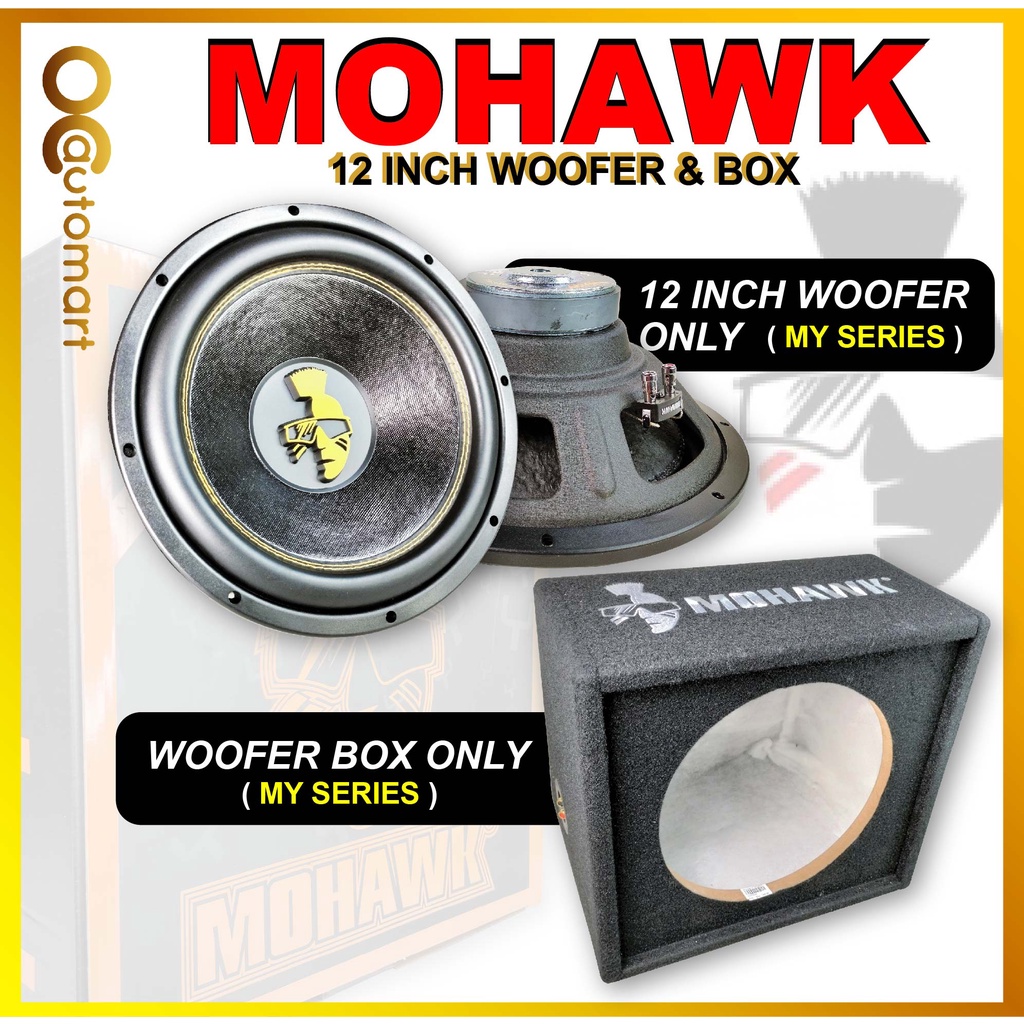 Mohawk MY Series 12" Woofer with woofer box 12 inch Subwoofer 250Watt ...