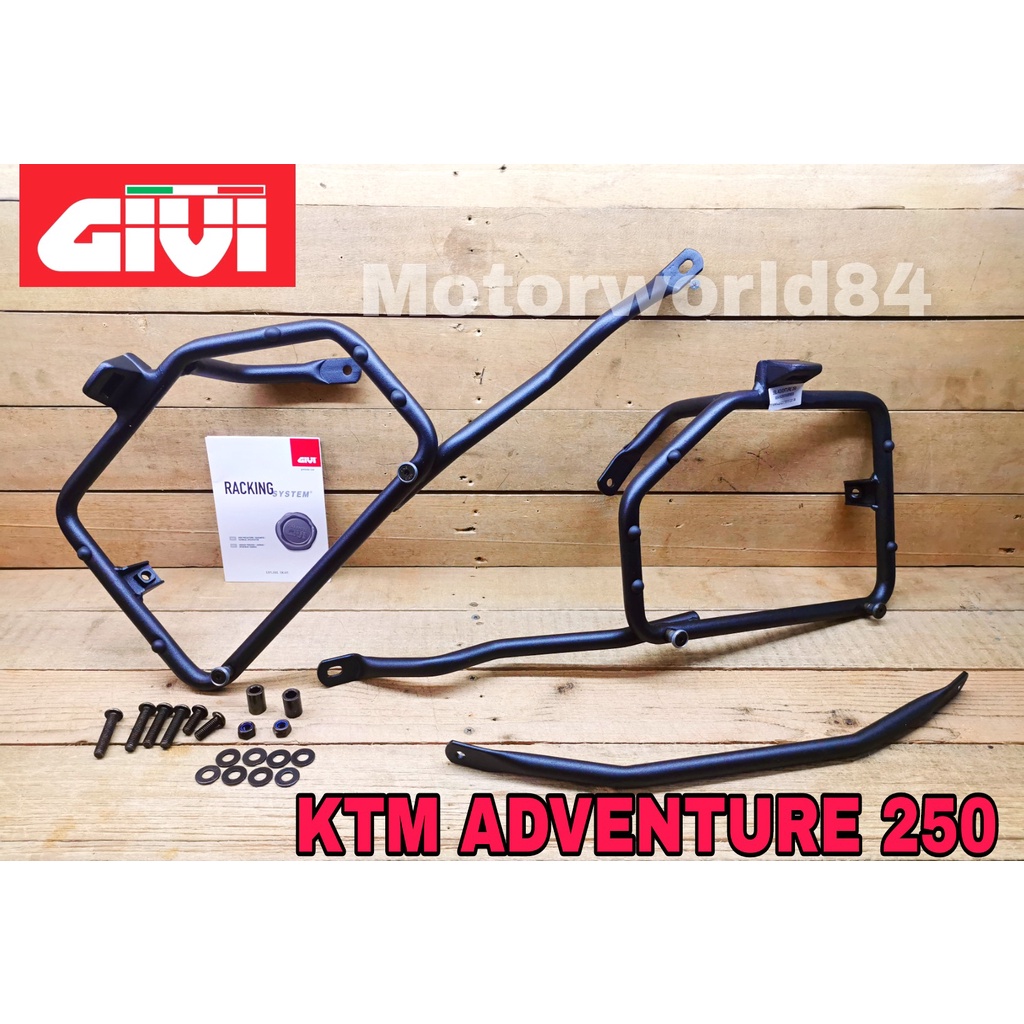 SIDE BOX HOLDER KTM ADVENTURE 250 RACK MONORACK SIDE BOX BRACKET BOX ...
