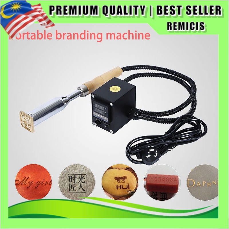 300W Handle Electric Iron cake mark hot Foil Stamp press embossing ...