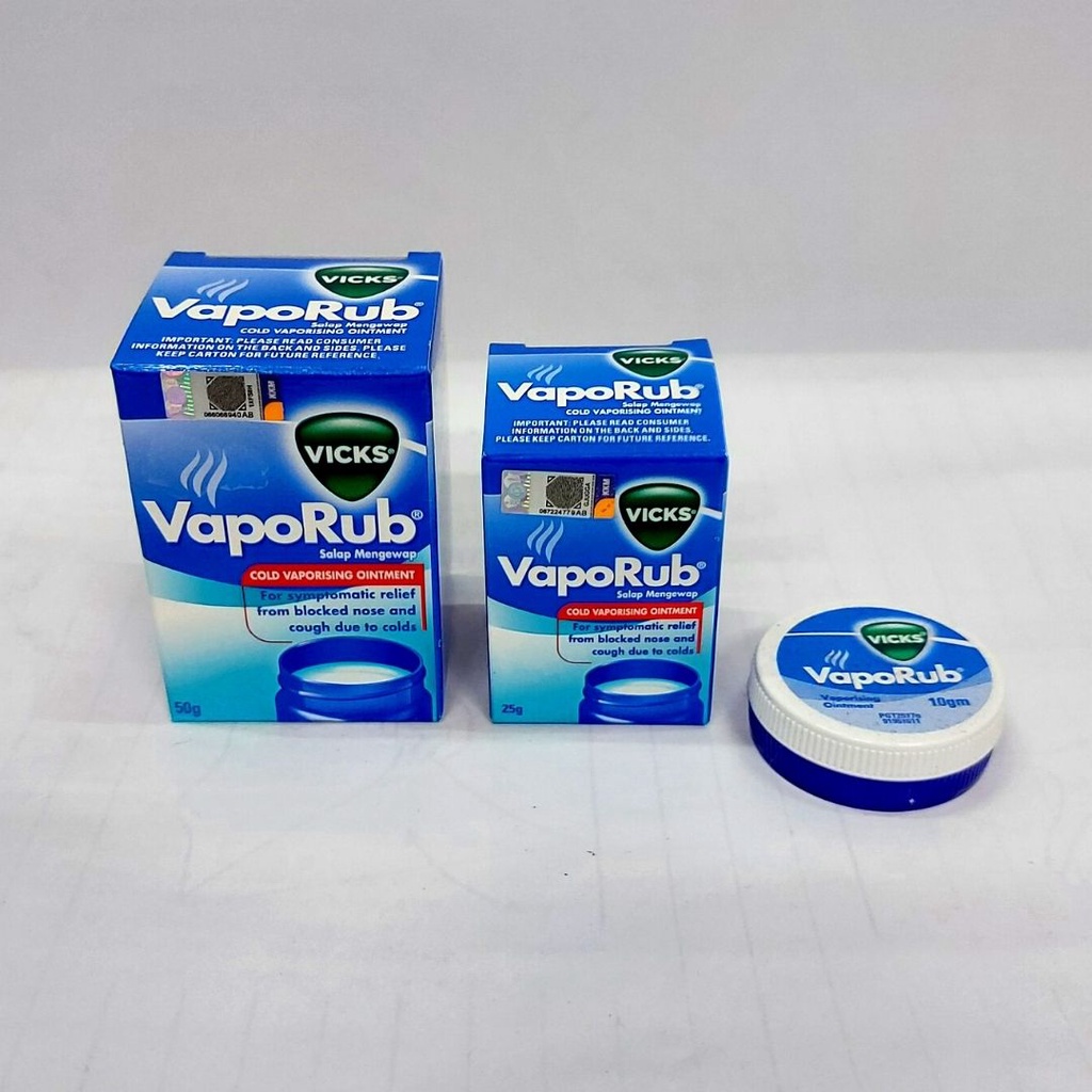 Vicks VapoRub/Salap Mengewap 50/25/10g | Shopee Malaysia