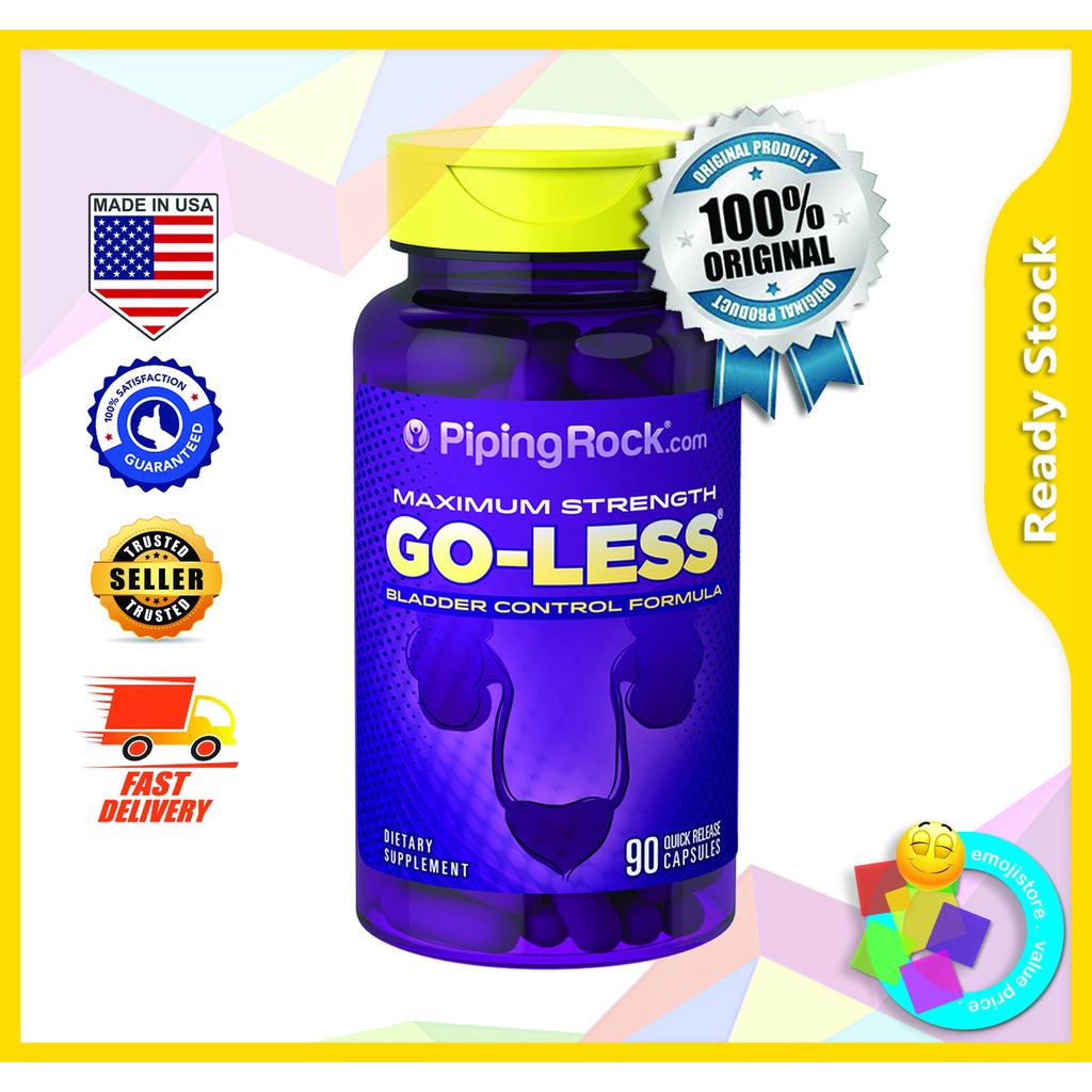 Piping Rock Go-Less Bladder Control (Maximum Strength), 90Caps(UTI ...