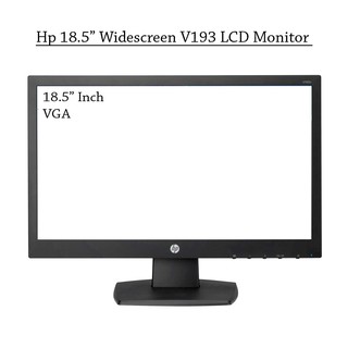 HP 18.5" Inch Widescreen LED Backlit LCD Monitor V193 (Refurbished ...
