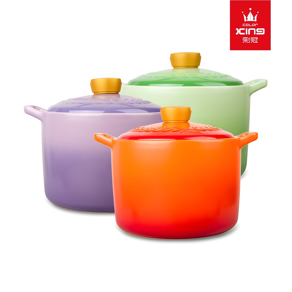 Color King - 100% Ceramic Non-Toxic LUXE Casserole Sauce Pot (6000ML ...