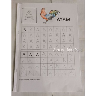 Buku Latihan Menulis ABC BM HURUF BESAR Saiz A4 | Shopee Malaysia