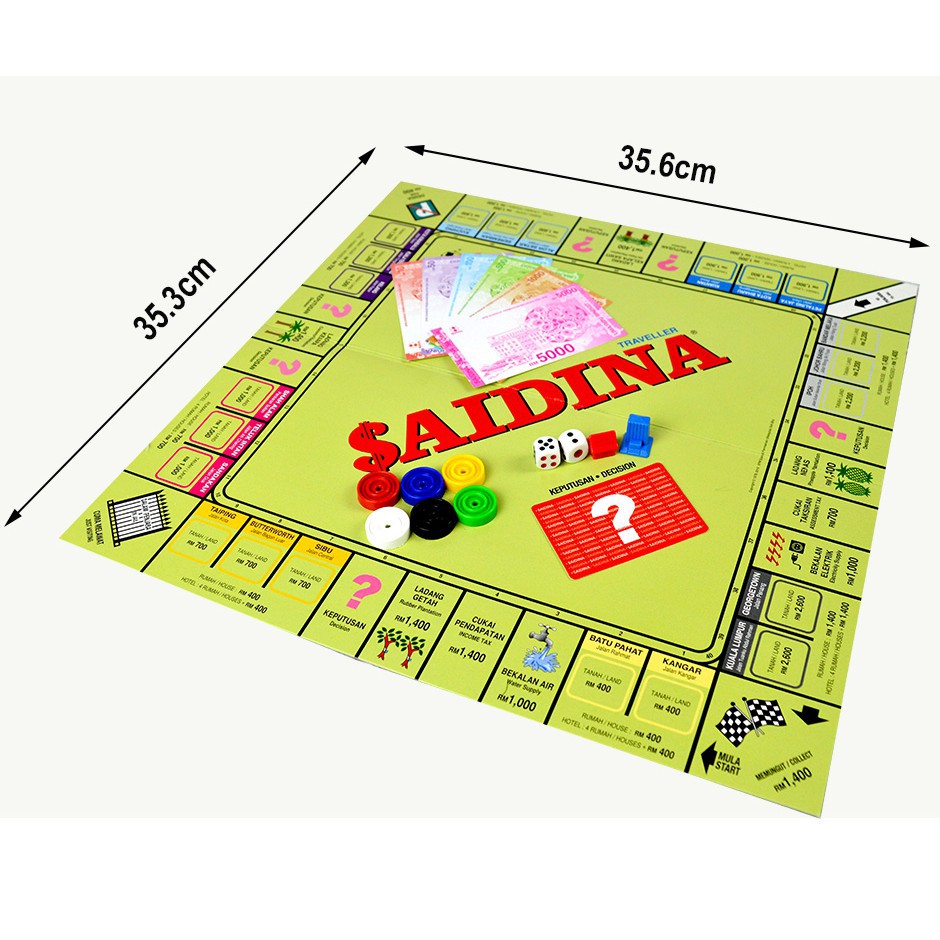 🔥HOT🔥 👶toys👶 SPM Saidina Traveller Dual Language Board Game / Permainan ...