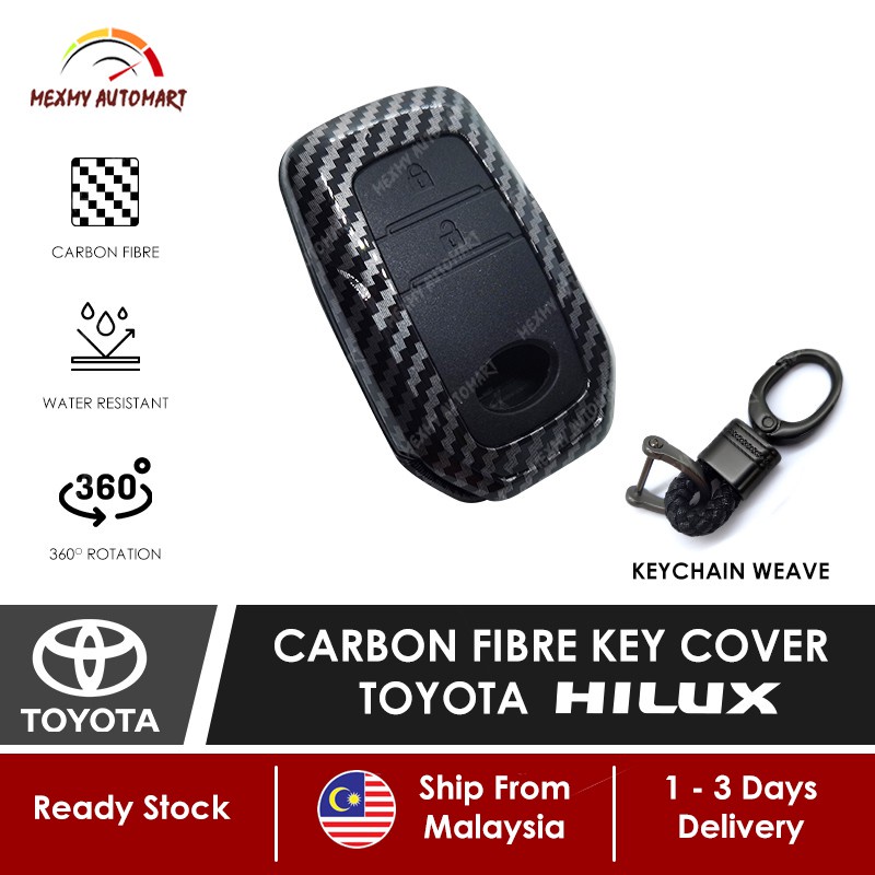 [NEW] Toyota HILUX Revo Innova Fortuner Carbon Fibre Hard Keyless ...