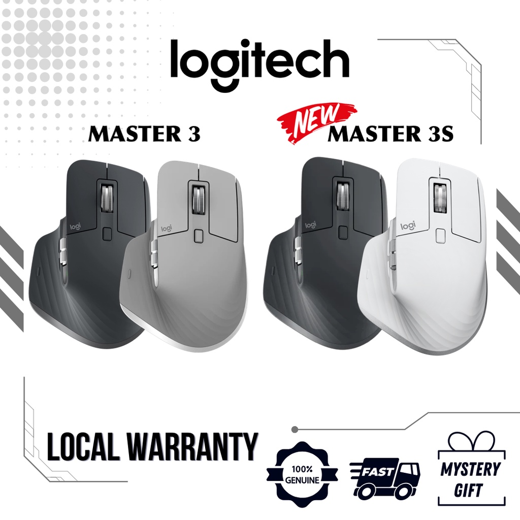 Logitech MX Master 3S / Master 3 Advanced Wireless Mouse (Original ...