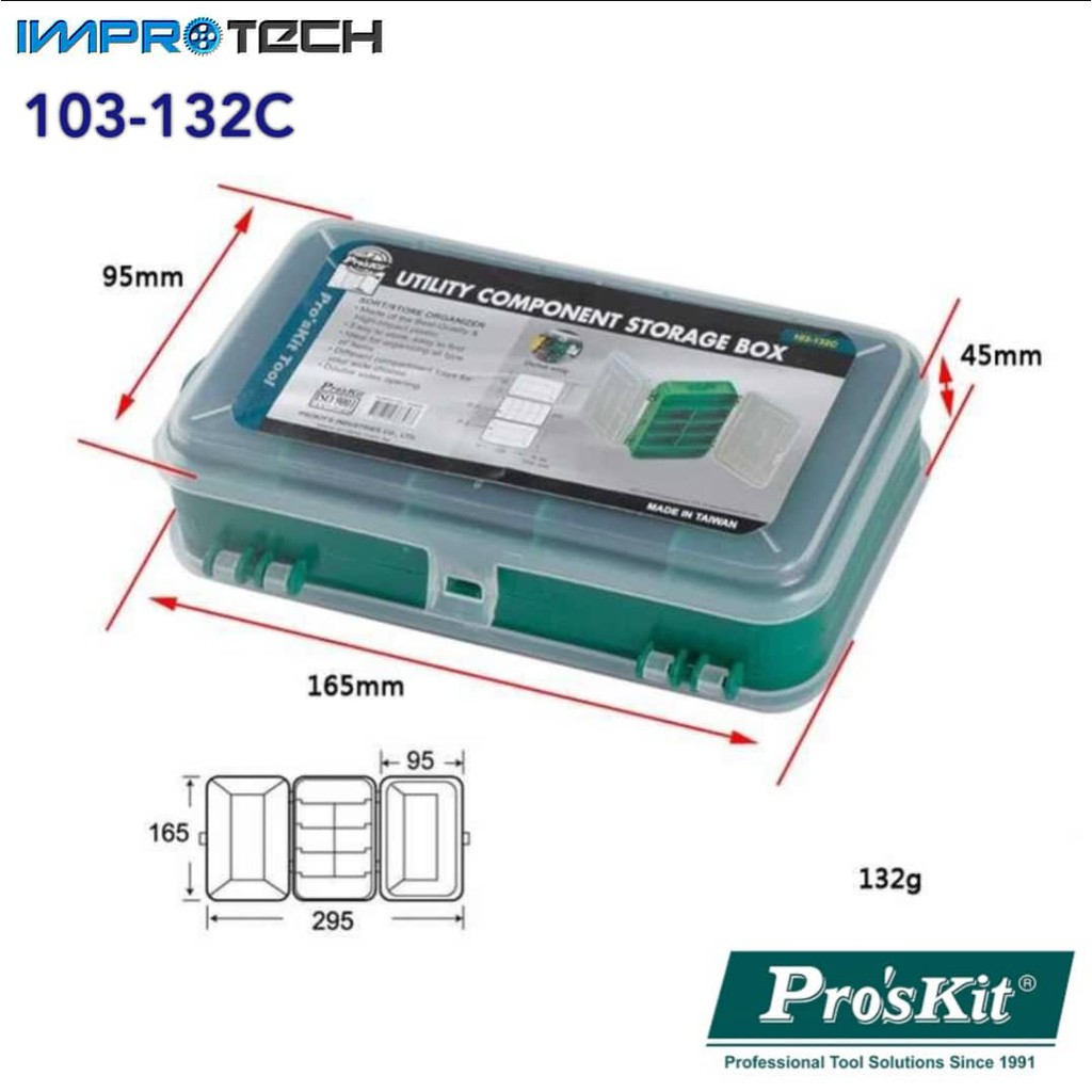 PROSKIT Utility Component Storage Box ~ [ 103-132C ] | Shopee Malaysia
