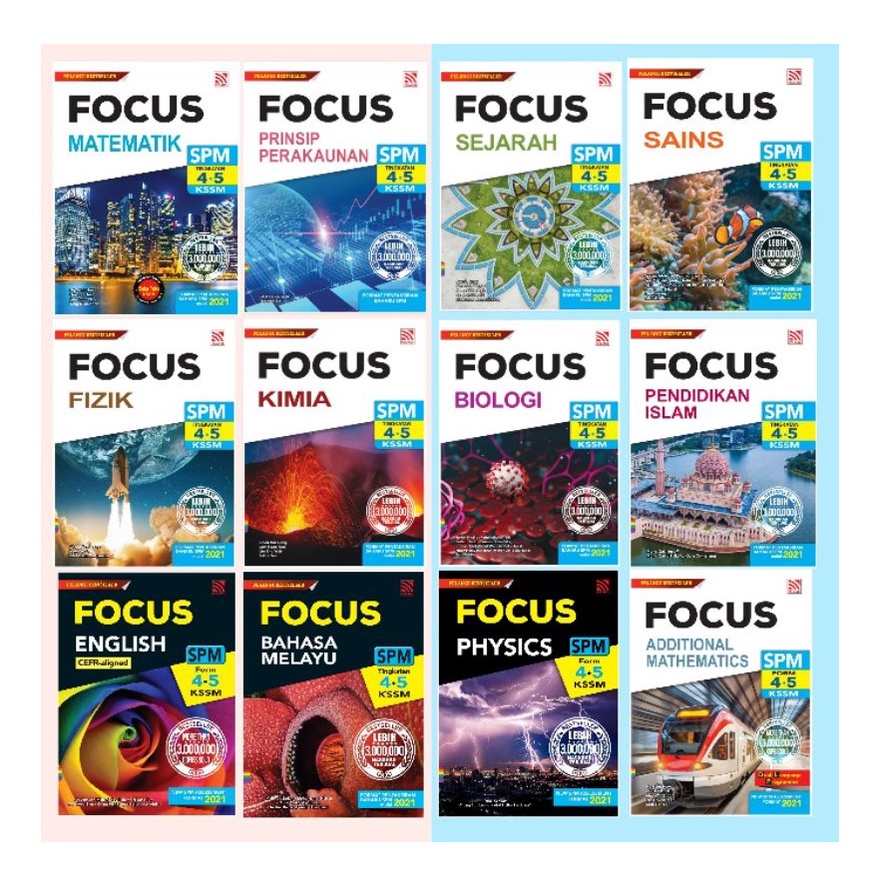 BESTSELLER FOCUS SPM Form Tingkatan 4 & 5 2022 PELANGI BOOKS - Buku ...