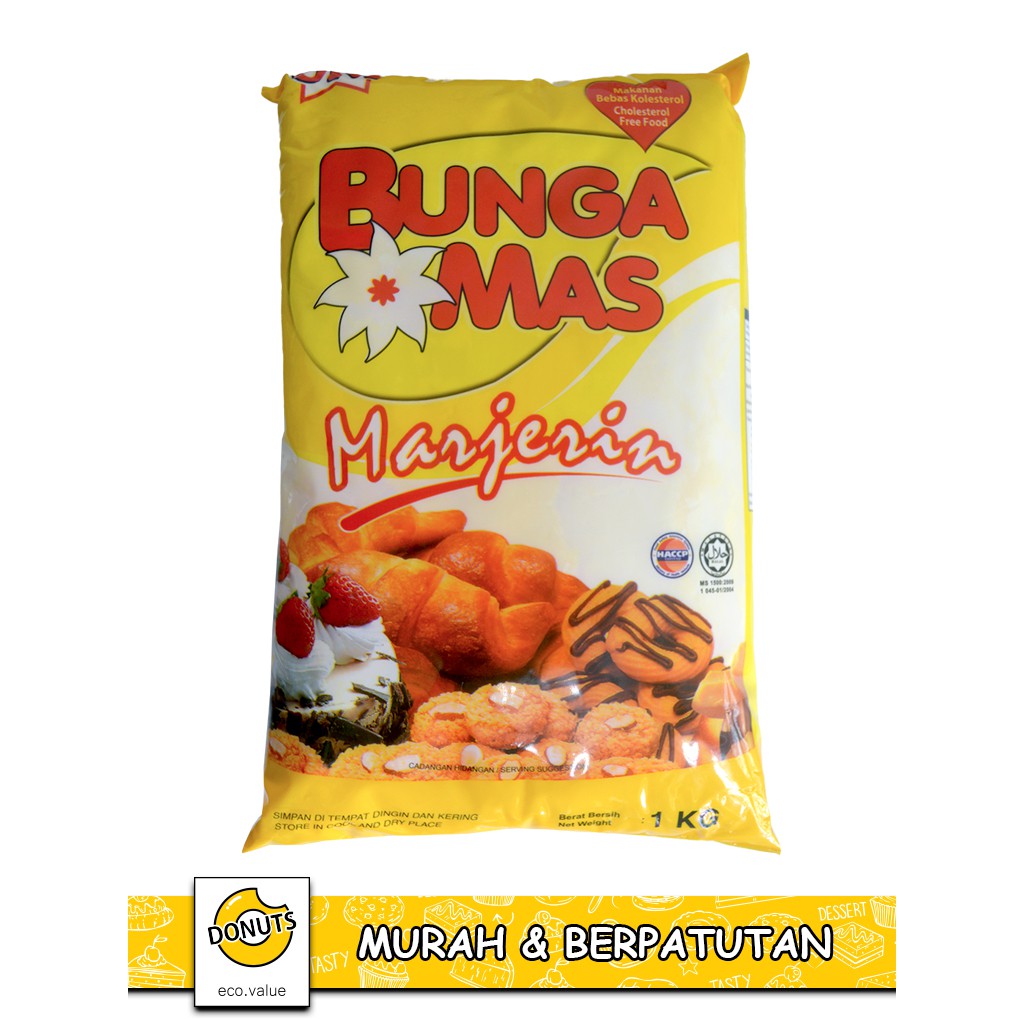 MAJERIN BUNGA MAS BIASA/VANILLA 1KG | Shopee Malaysia
