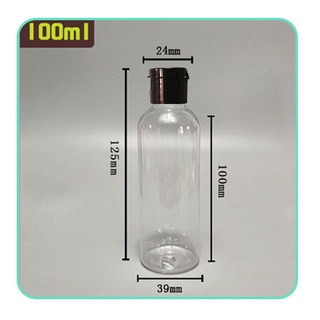 DC Botol Picit Plastik Lutsinar Plastic Flip Cap Bottle Transparent ...