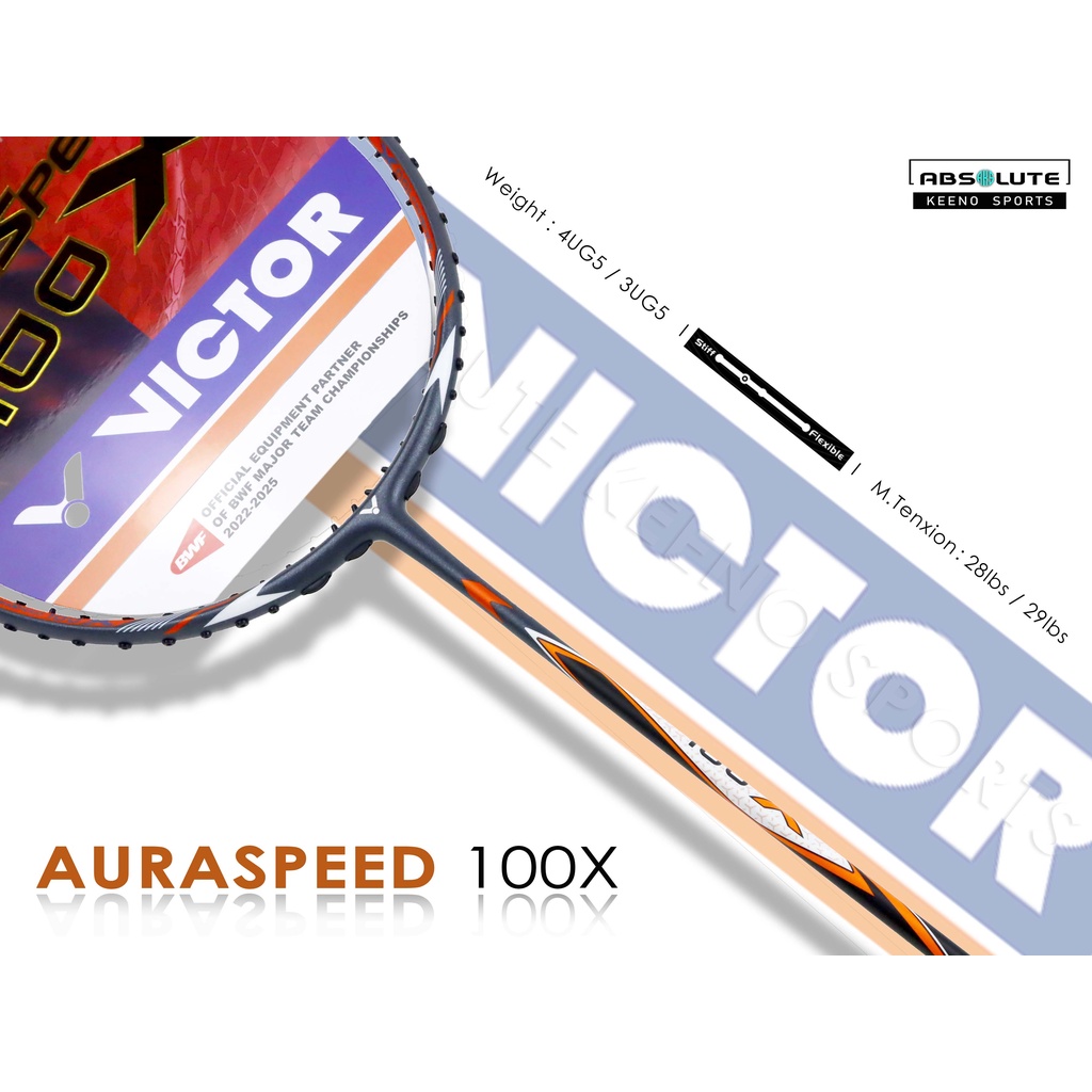 VICTOR Auraspeed 100X Badminton Racket | Shopee Malaysia
