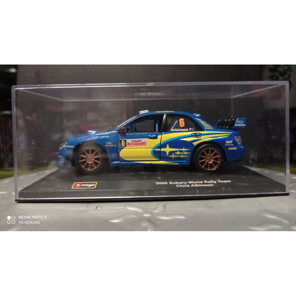 2006 Subaru World Rally Team Diecast Burago Atkinson | Shopee Malaysia