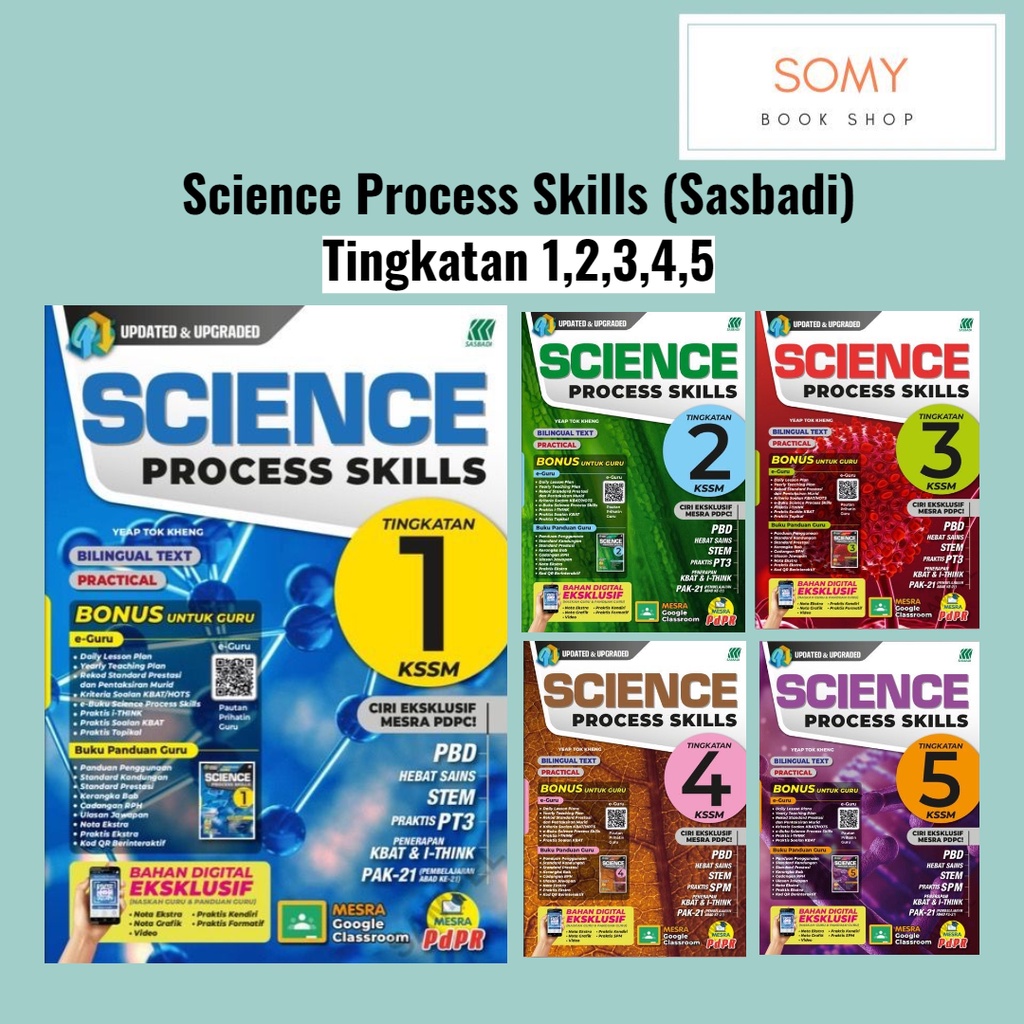 [TNY] Buku Latihan: Science Process Skills KSSM Tingkatan 1,2,3,4,5 ...
