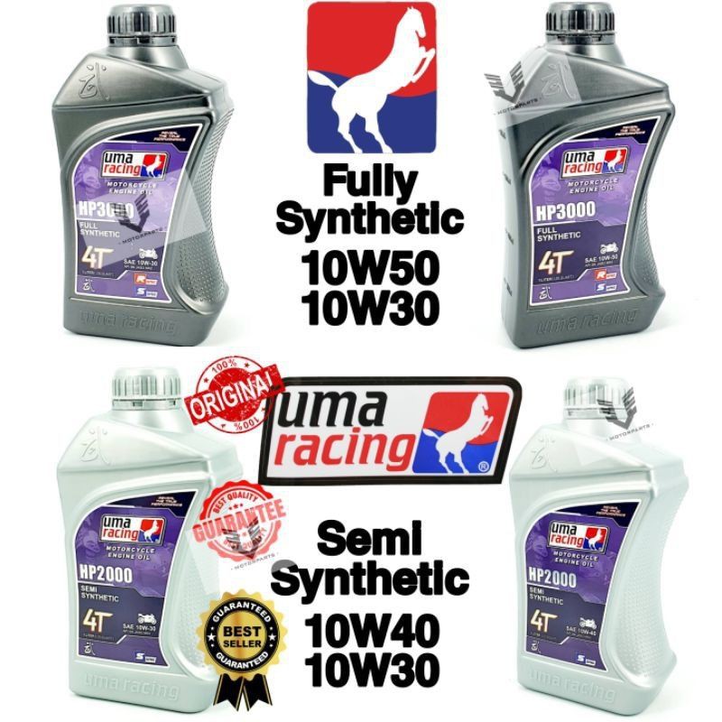 100% Ori Uma Racing Motorcycle Engine Oil Universal Fully Synthetic ...
