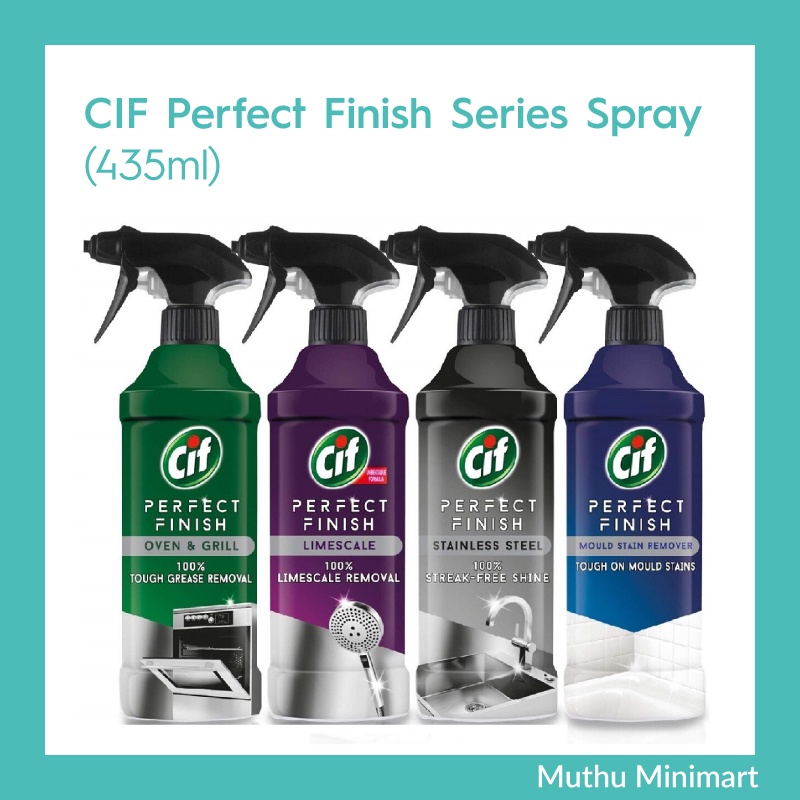 CIF | Perfect Finish Series Grease Removal, Limescale Removal, Stainless Steel, Mould Stain ...
