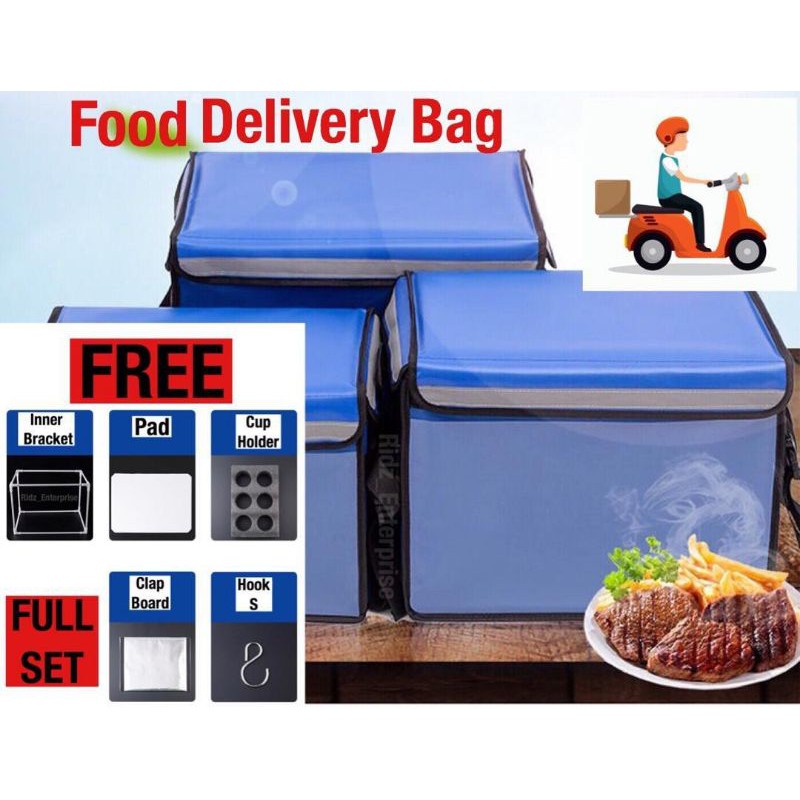 🇲🇾 READY STOCK🇲🇾 45L Food Delivery Bag Sling Bag Style Beg Penghantaran ...
