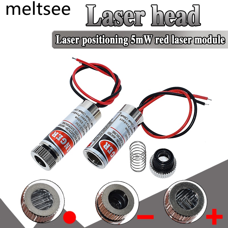 Red Point / Line / Cross Laser Module 5mW 650nm Focus Adjustable Laser ...