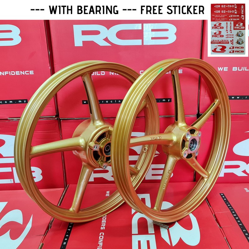 RCB SPORT RIM SP522 160/160 ( Y15ZR / RS150 / LC5S / 125Z )(GOLD / MATT ...