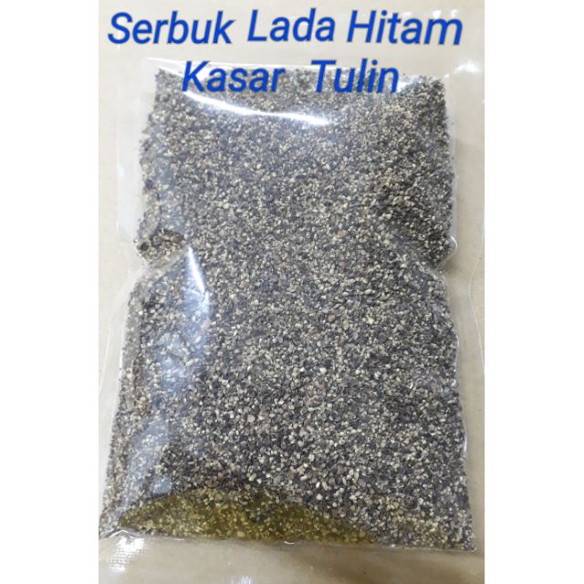 Serbuk Lada Hitam Kasar Tulin 200g | Shopee Malaysia