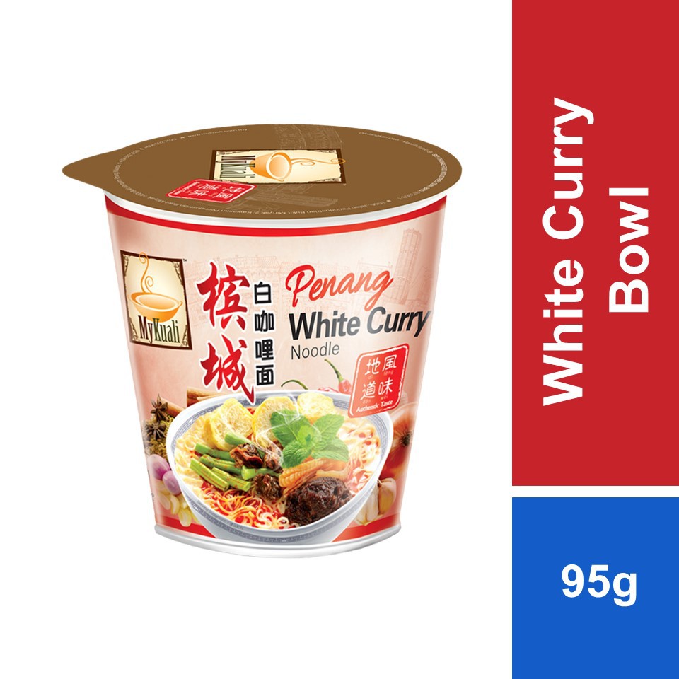 Mykuali Penang Cup Noodle White Curry 95g | Shopee Malaysia