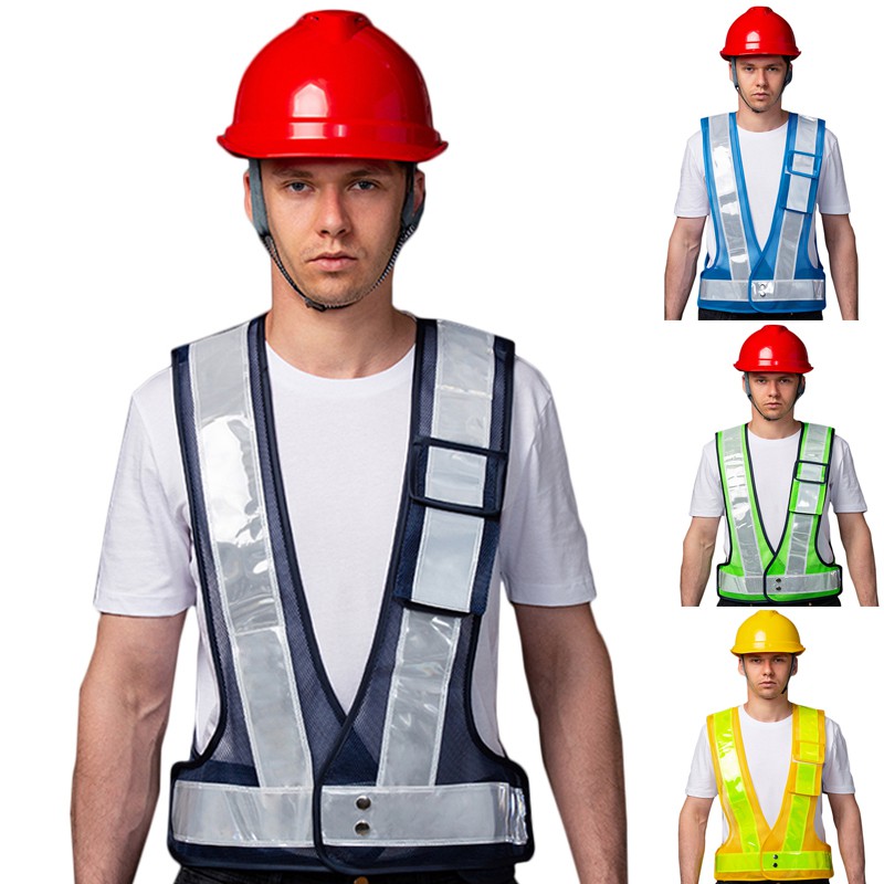 V-Netting High Visibility Vest Security With Reflective Safety Vest For ...
