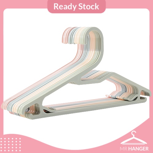 MR HANGER Plastic Japanese Style Simple Stylish Clothes Hanger | Shopee ...