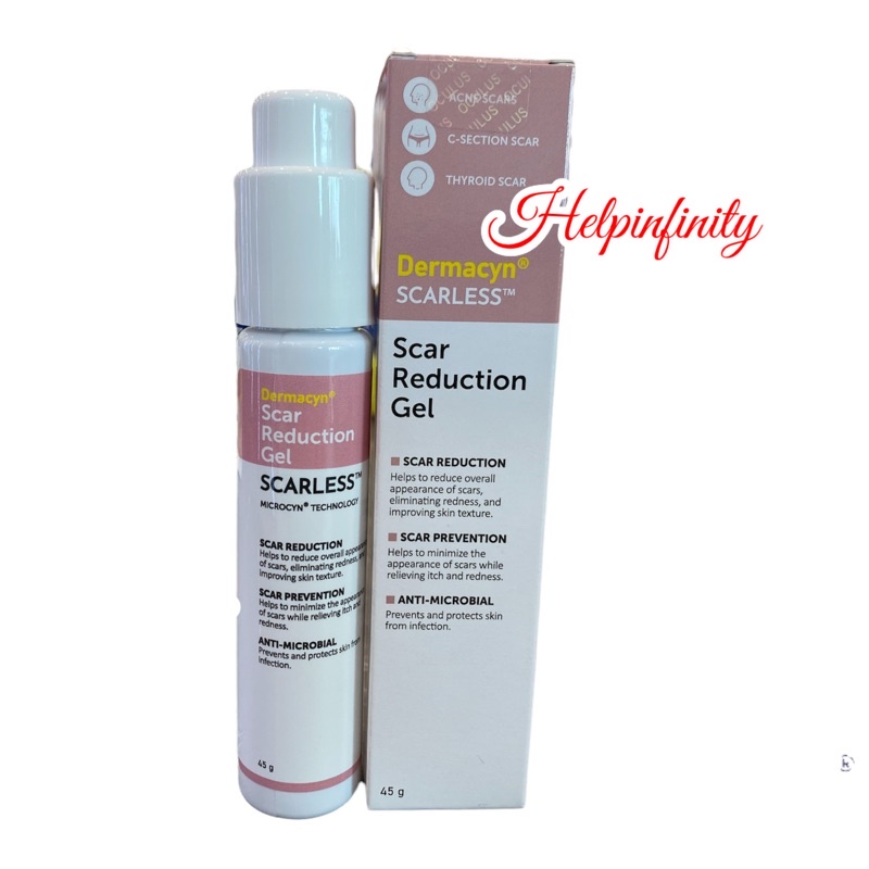 Dermacyn Scarless Scar Reduction Gel 45g for Acne Scar C-Section Scar ...