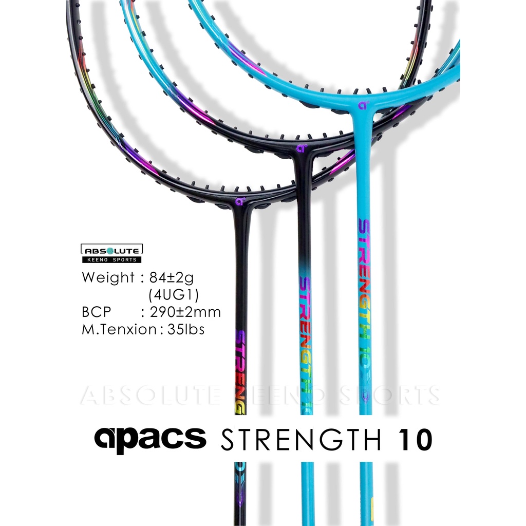 APACS STRENGTH 10 Badminton Racket | Shopee Malaysia