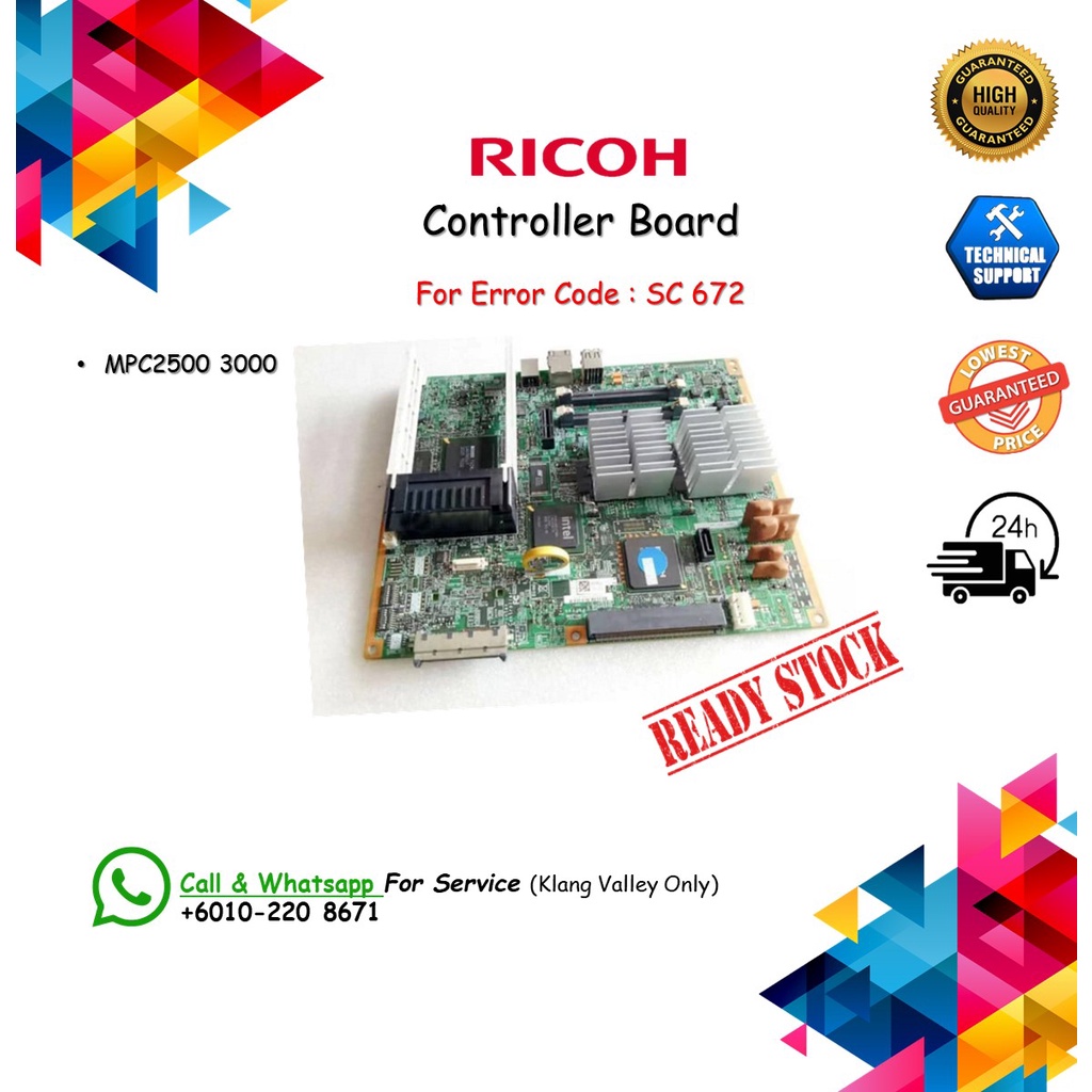 Ricoh MPC2500/3000 Controller Board | Shopee Malaysia