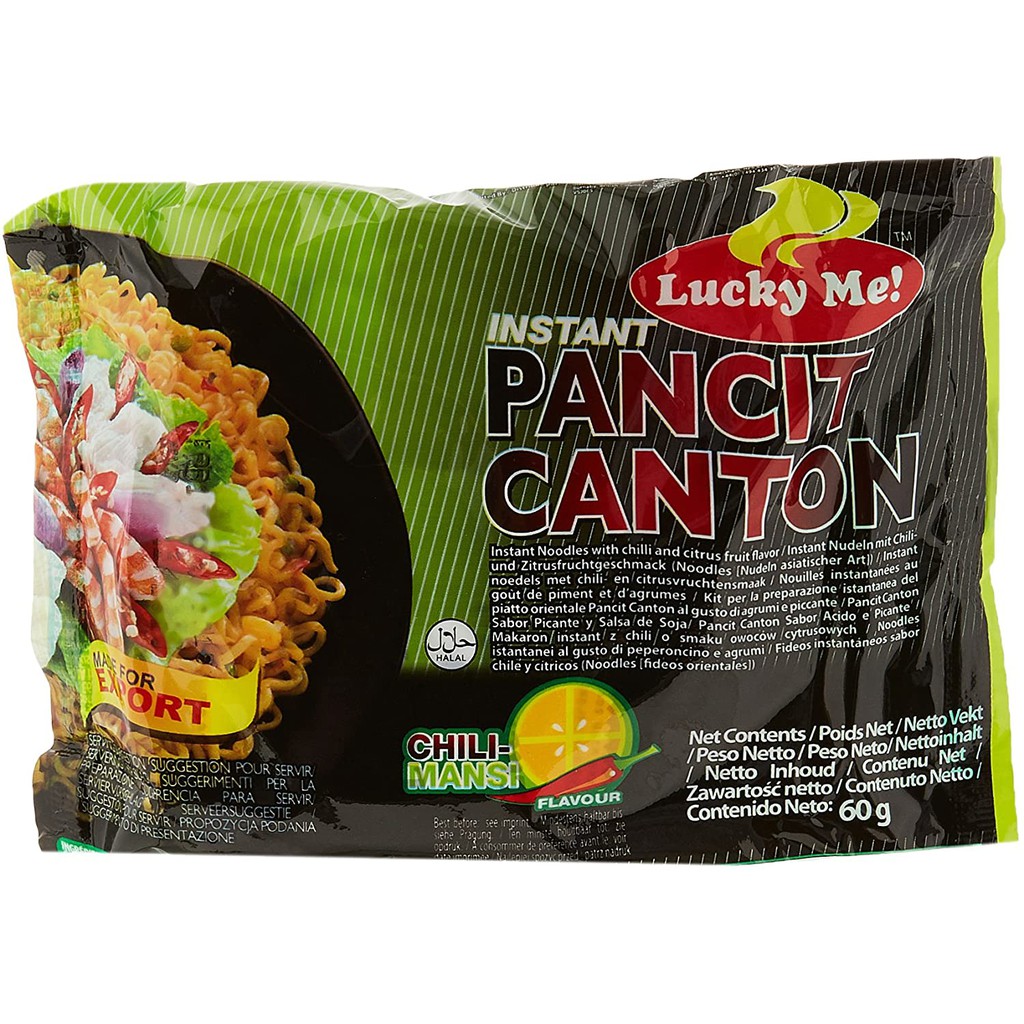PHILIPPINES LUCKY ME-PANCIT CANTON CHILI MANSI FLAVOR 6pcs | Shopee ...