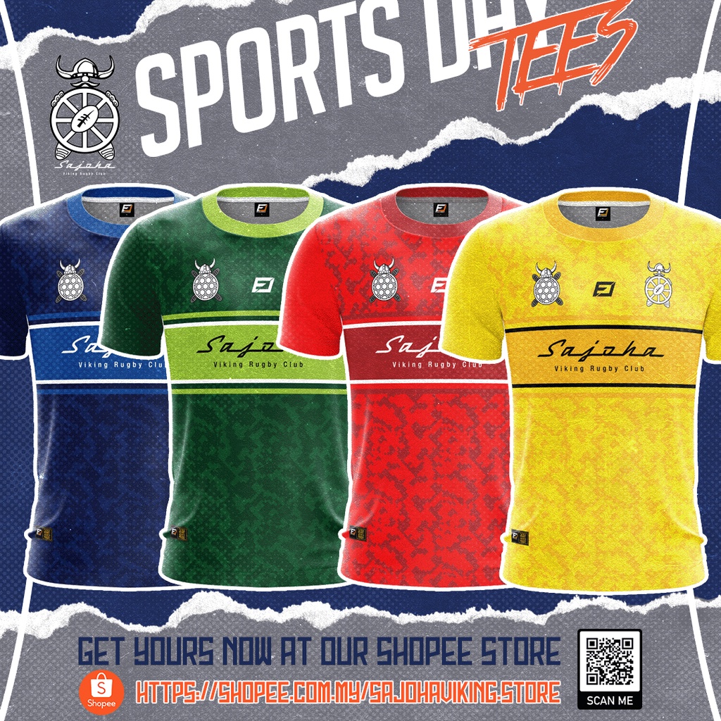 Sajoha Viking 2022 sports day basic tee | Shopee Malaysia
