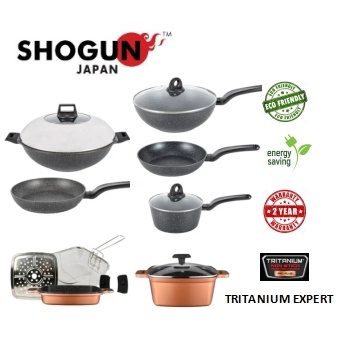 🔥OFFER🔥 La Gourmet Shogun Combo Non Stick Cookware Set🔥 Wok/ Saucepan ...