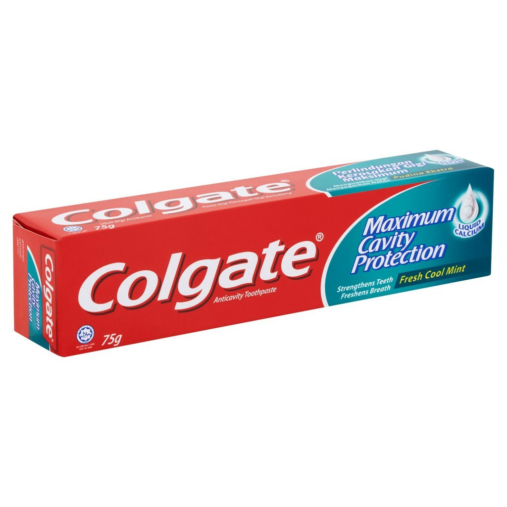 Colgate Maximum Cavity Protection Toothpaste Fresh Cool Mint 75g ...