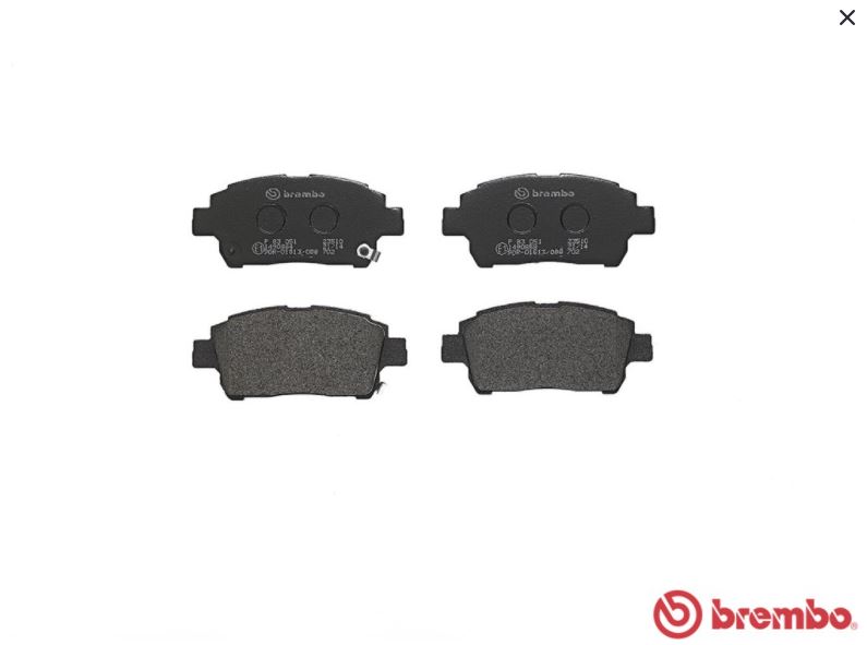 TOYOTA VIOS NCP42 FRT BRAKE PAD BREMBO (SET 4PC) | Shopee Malaysia