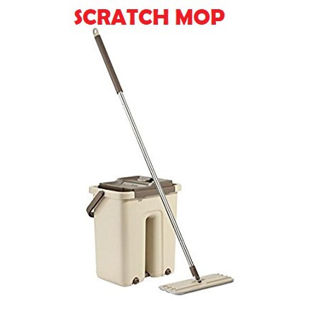 Scratch Mop with Bucket and 2 Mop Pads | Shopee Malaysia